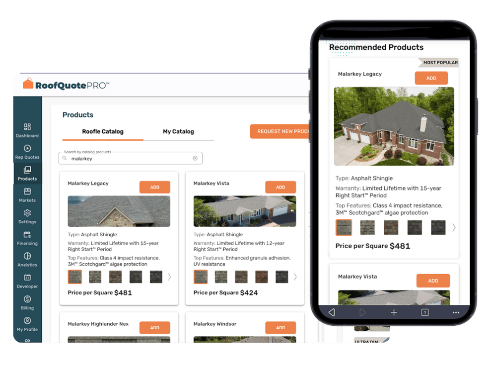 ROOFLE® / Instant Online Quotes for Malarkey Roofs