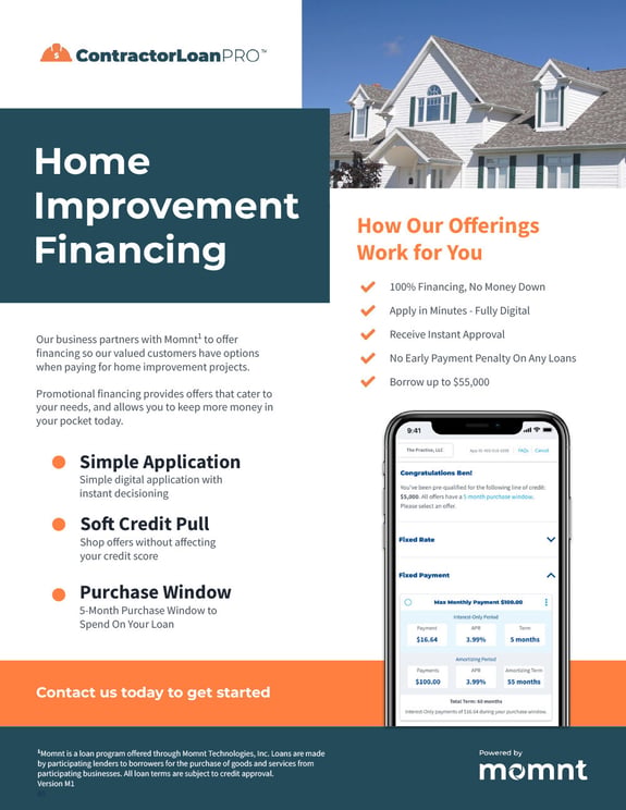 ContractorLoan PRO™ | Financing Solutions for Contractors